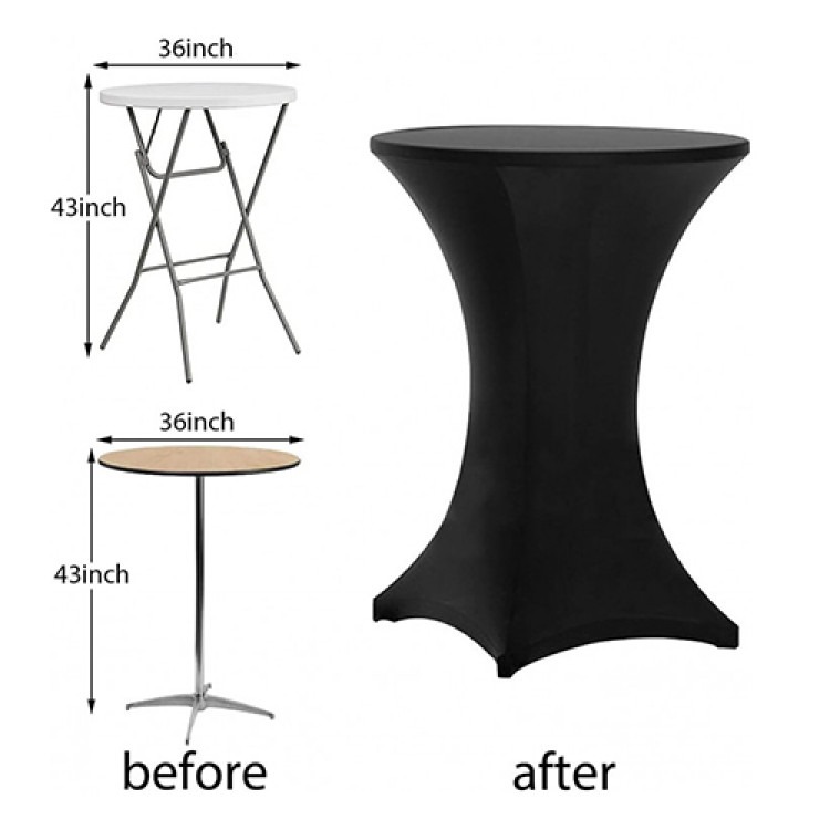 Cocktail Table Skirts - KidZone Party Rentals Noblesville IN
